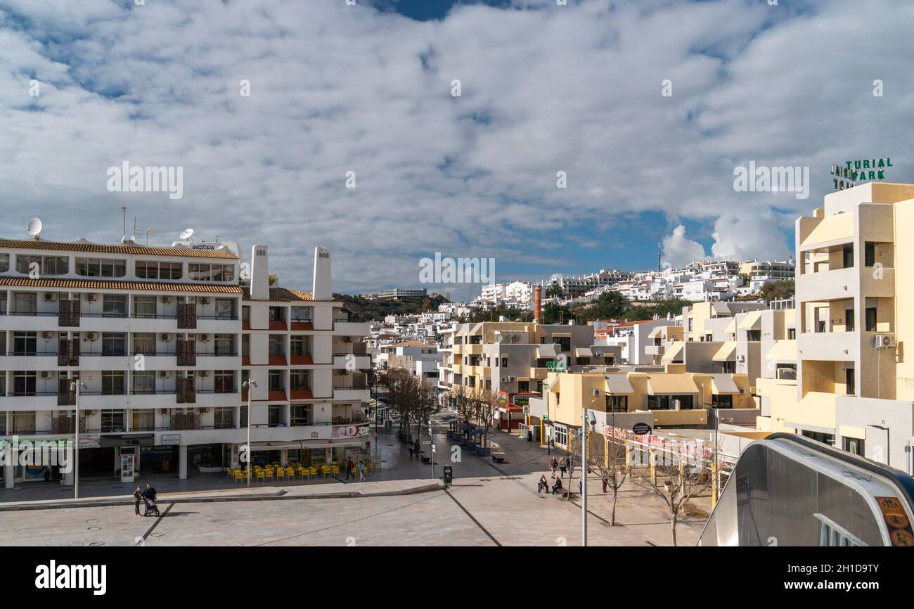 Old town in albufeira algarve hi-res stock photography and images - Alamy