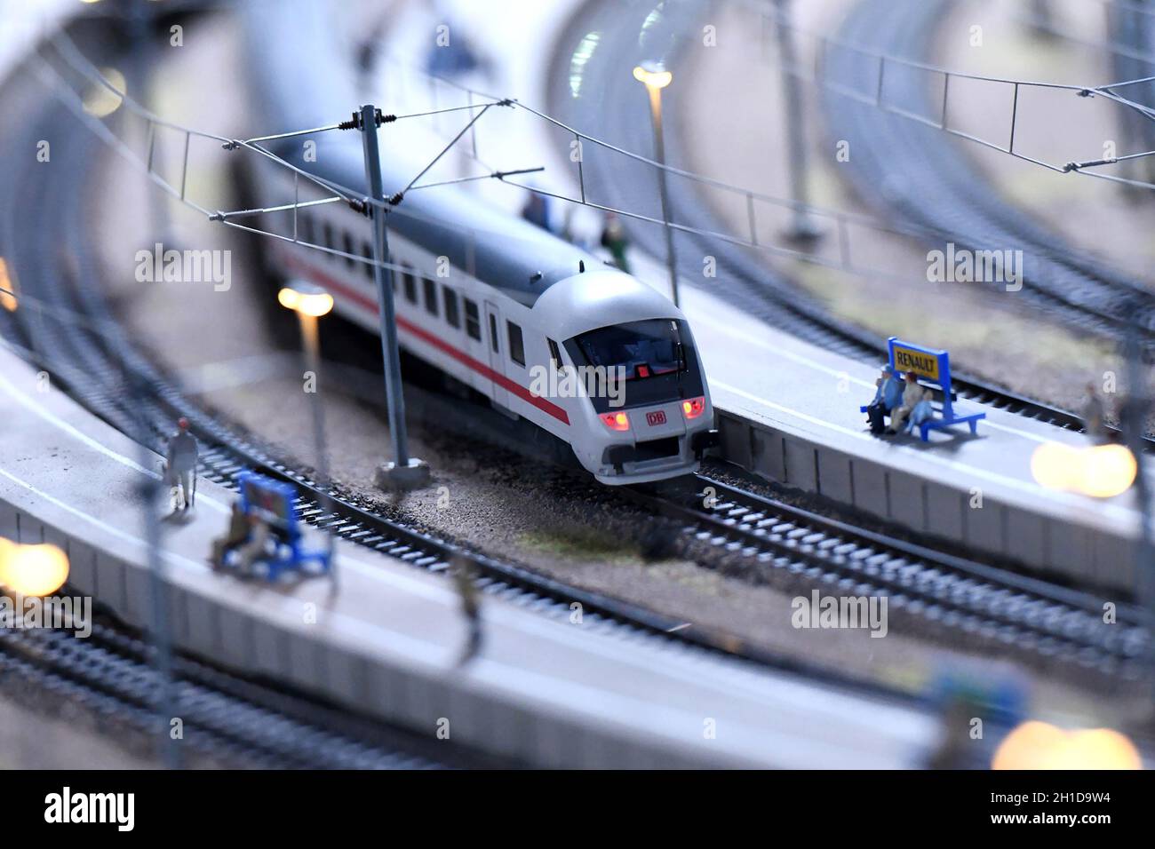 Eine Modelleisenbahn im "Traumwerk" in Piding (Bayern) - A Model ...