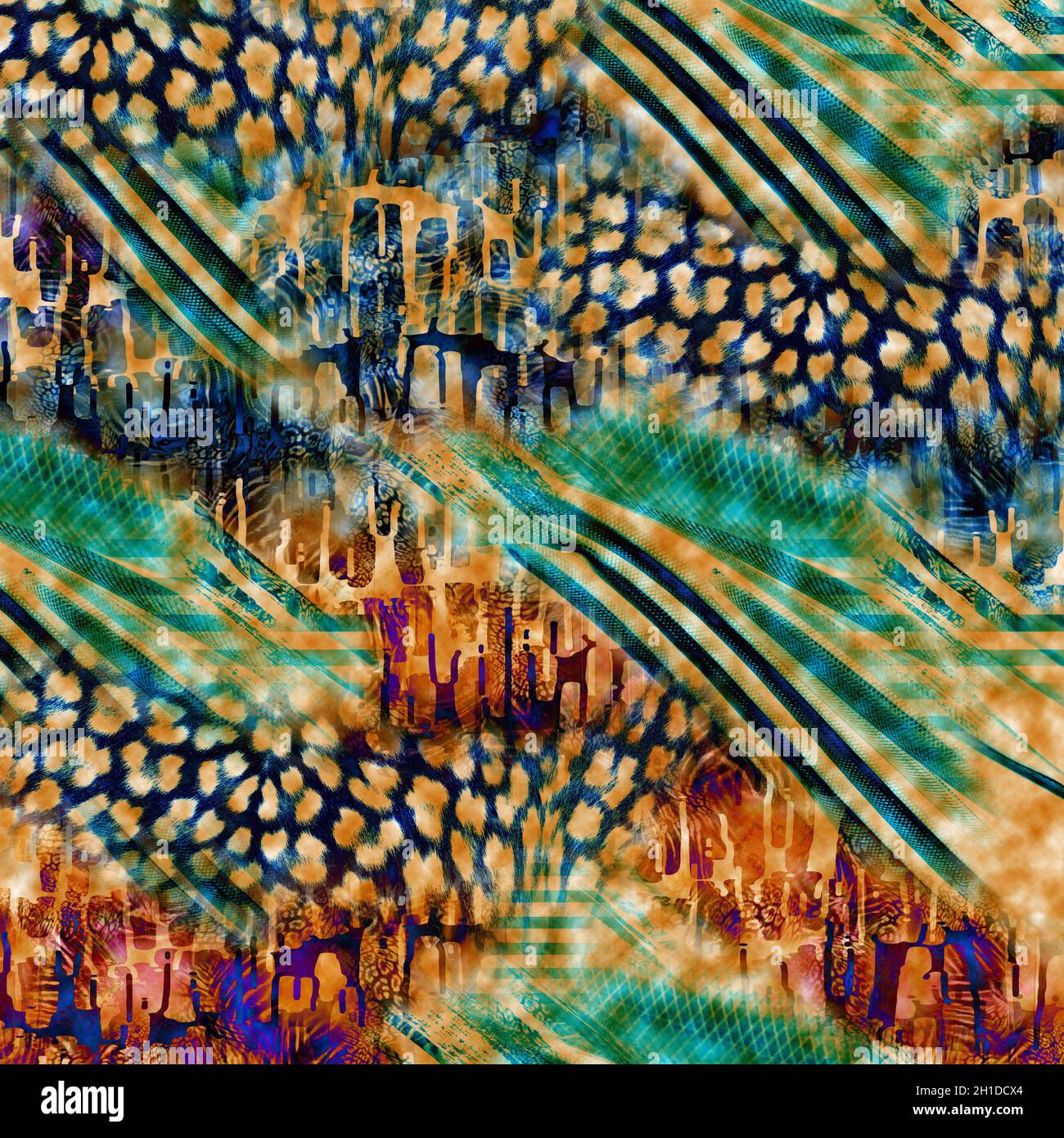 Botanical composition abstract background for amazing fabric background ...