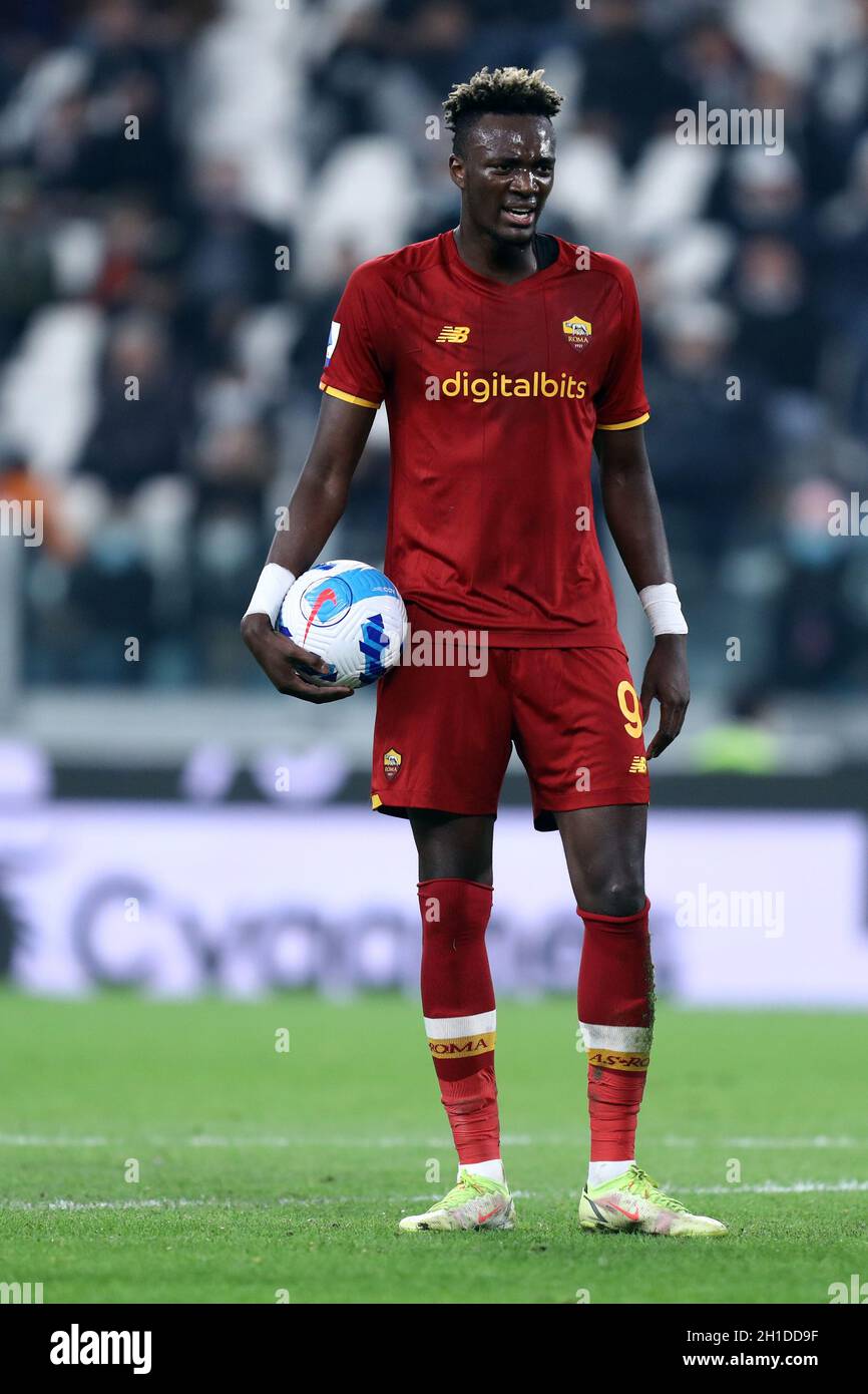 Tammy Abraham of As Roma looks on during the Serie A match between ...
