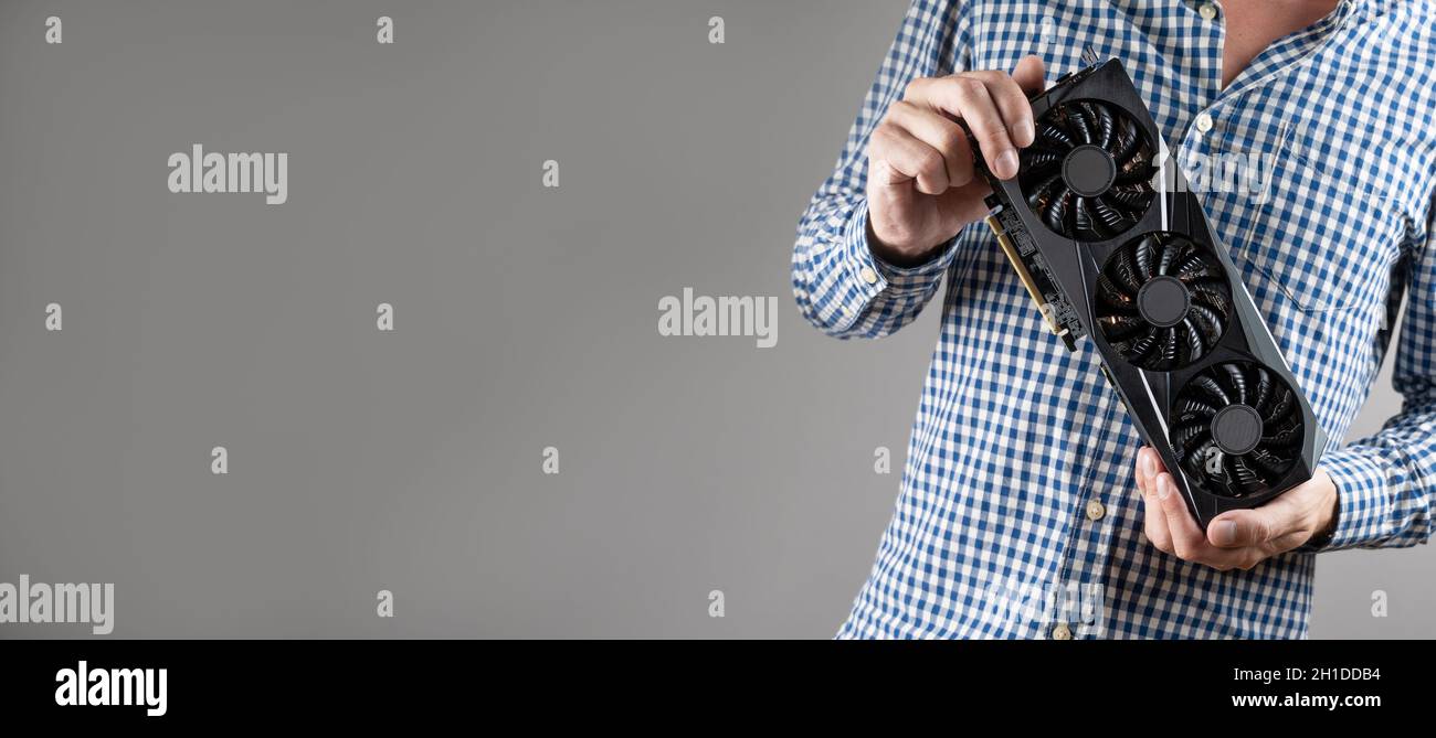 Cleaning dusty graphic card hi-res stock photography and images - Alamy