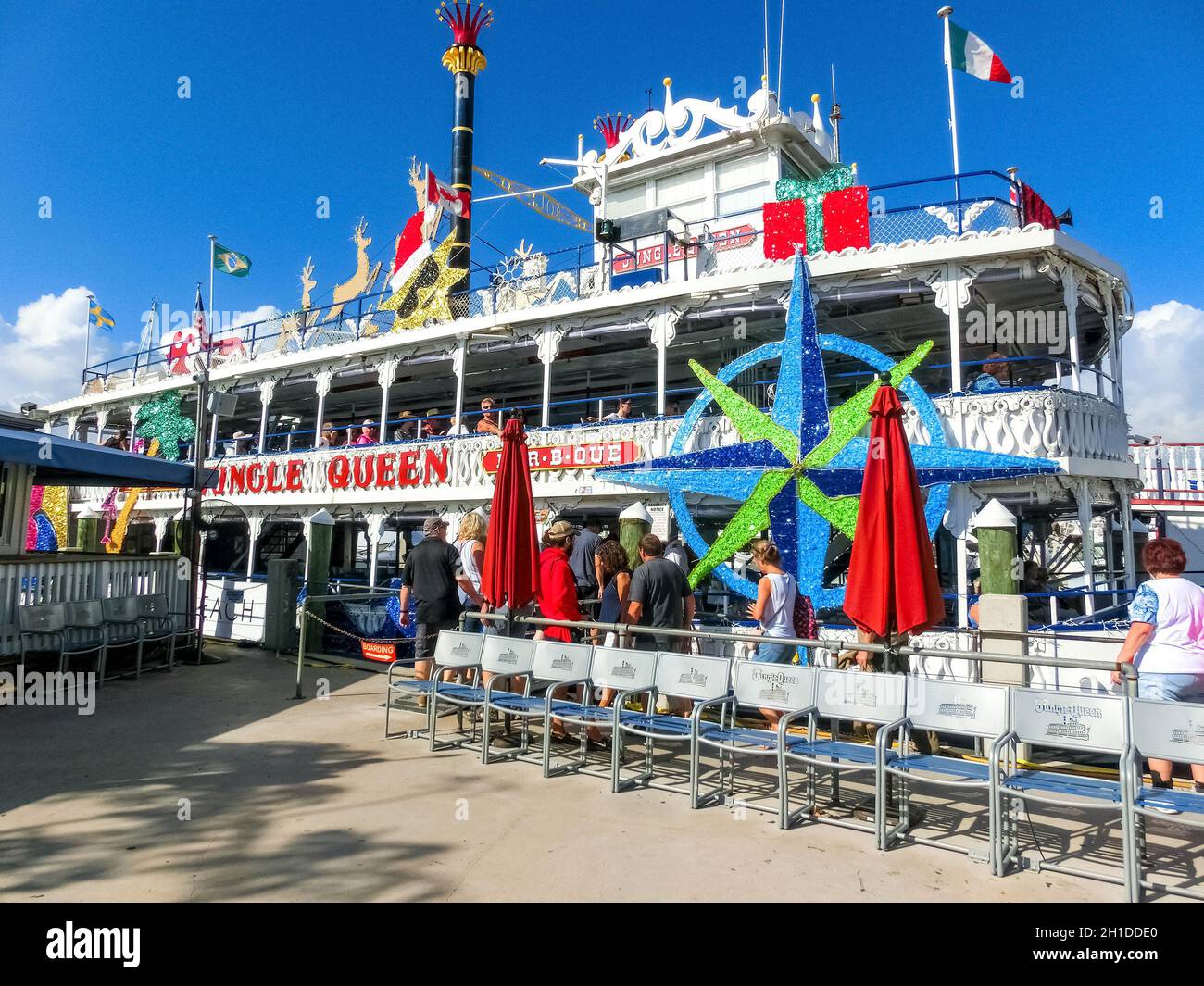 Fort Lauderdale - December 11, 2019: The jungle queen, popular tourist ...