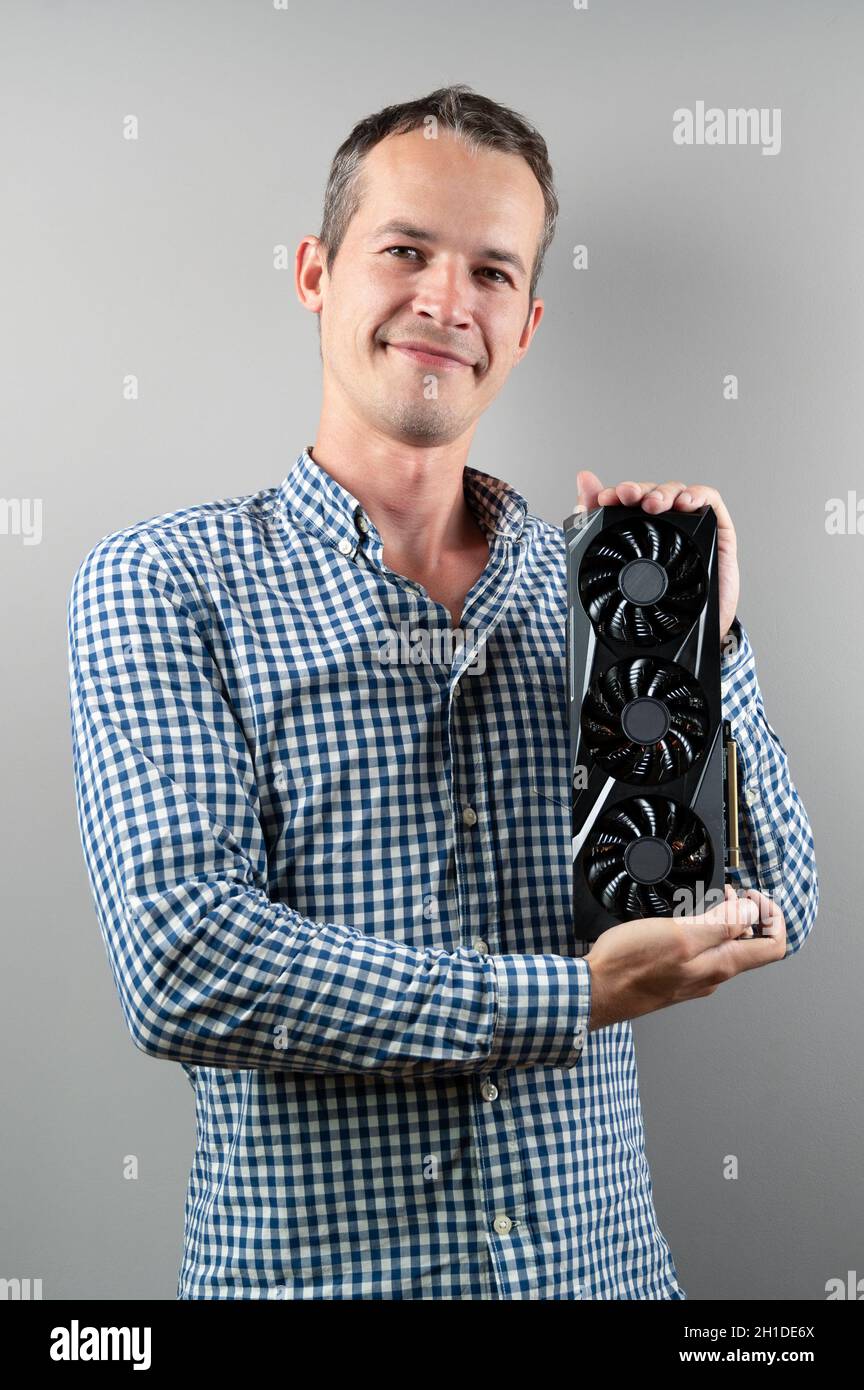 Cleaning dusty graphic card hi-res stock photography and images - Alamy