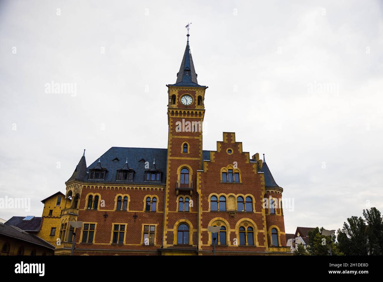 Serene view of a beautiful medieval castle in Cologne, Germany Stock ...