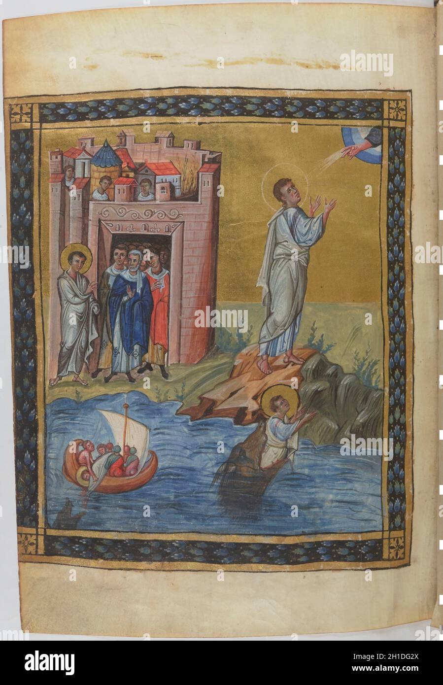 Christ byzantine manuscript hi-res stock photography and images - Alamy