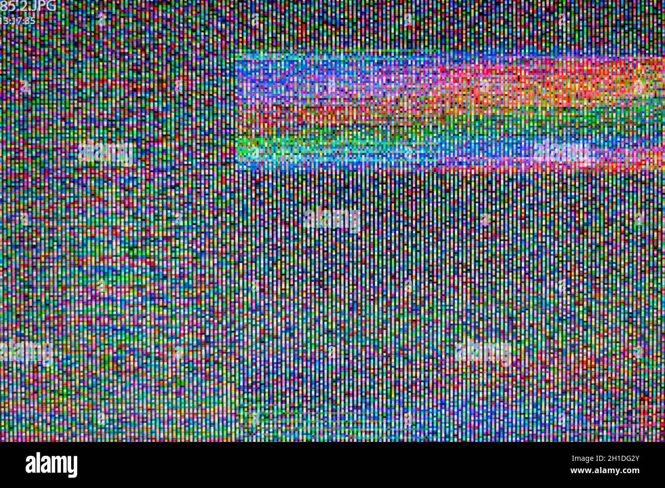 Abstract background of a digital glitch Stock Photo - Alamy