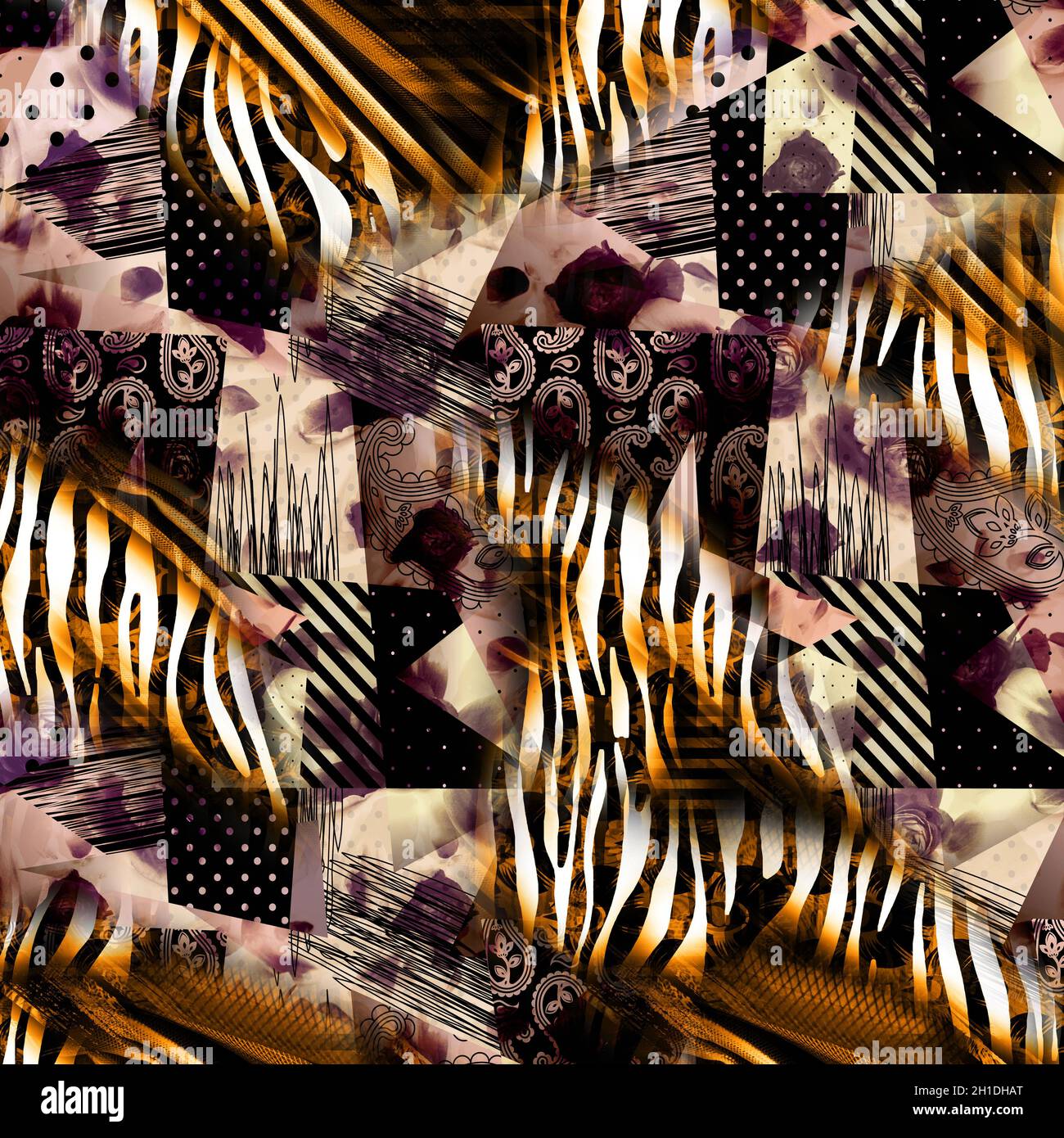 Botanical composition abstract background for amazing fabric background ...