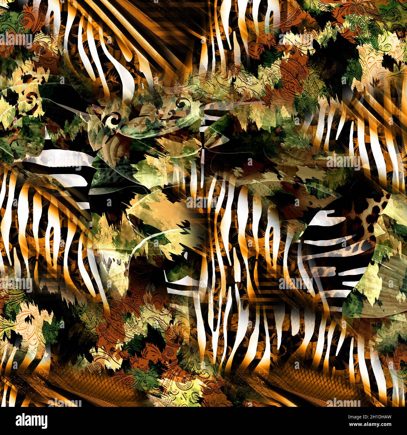 Botanical composition abstract background for amazing fabric background ...