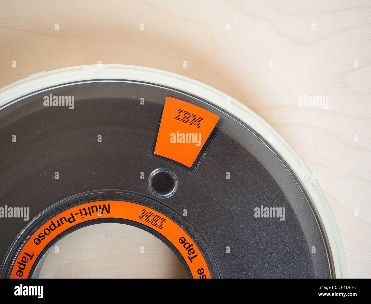 NEW YORK, USA - CIRCA MARCH 2020: IBM multipurpose data storage tape ...