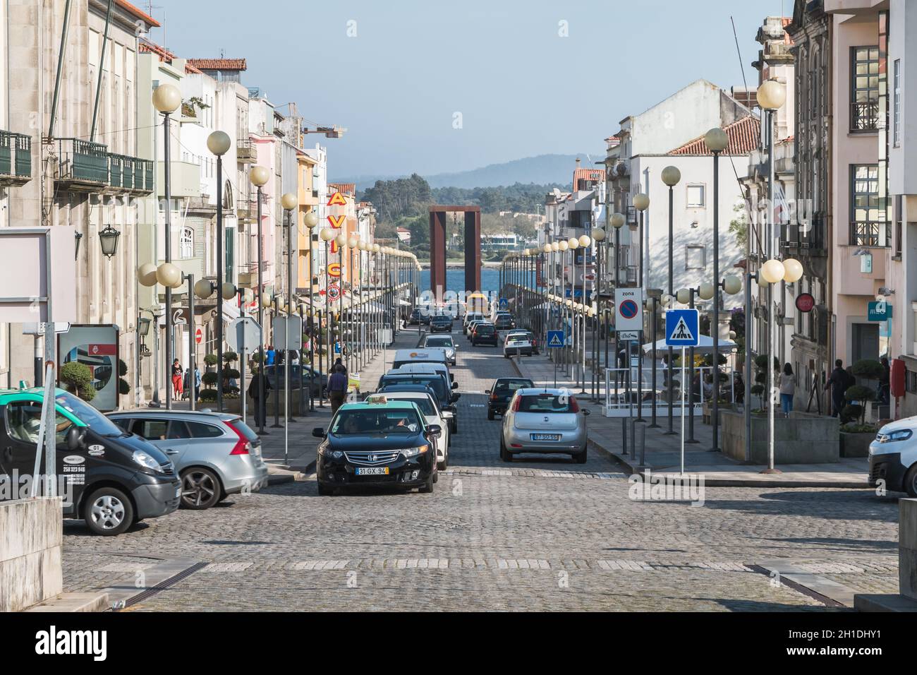 Viana Do Castelo, Portugal, Portugal - May 10, 2018: Architecture ...