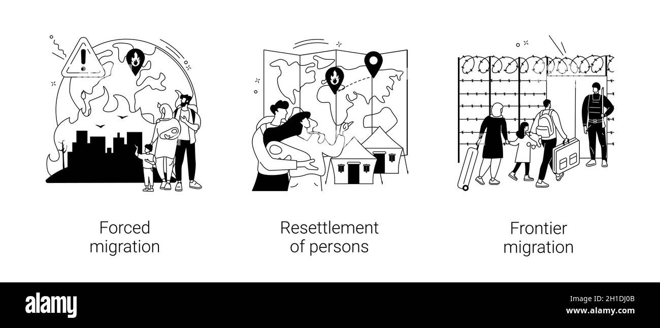 Moving abroad abstract concept vector illustrations Stock Vector Image ...