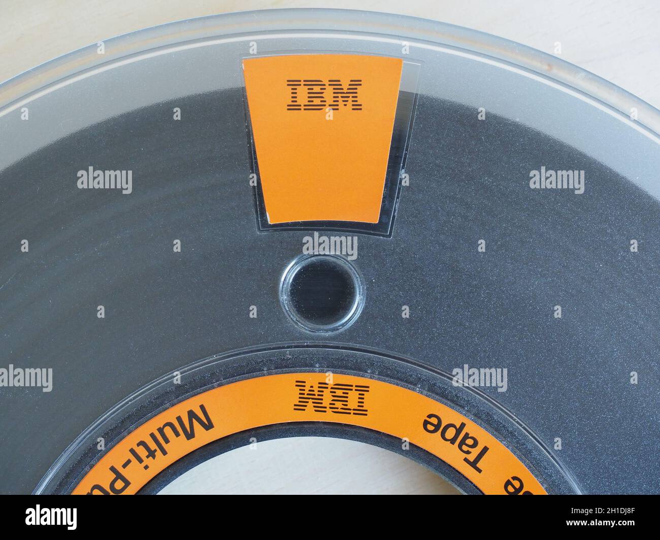 NEW YORK, USA - CIRCA MARCH 2020: IBM multipurpose data storage tape ...