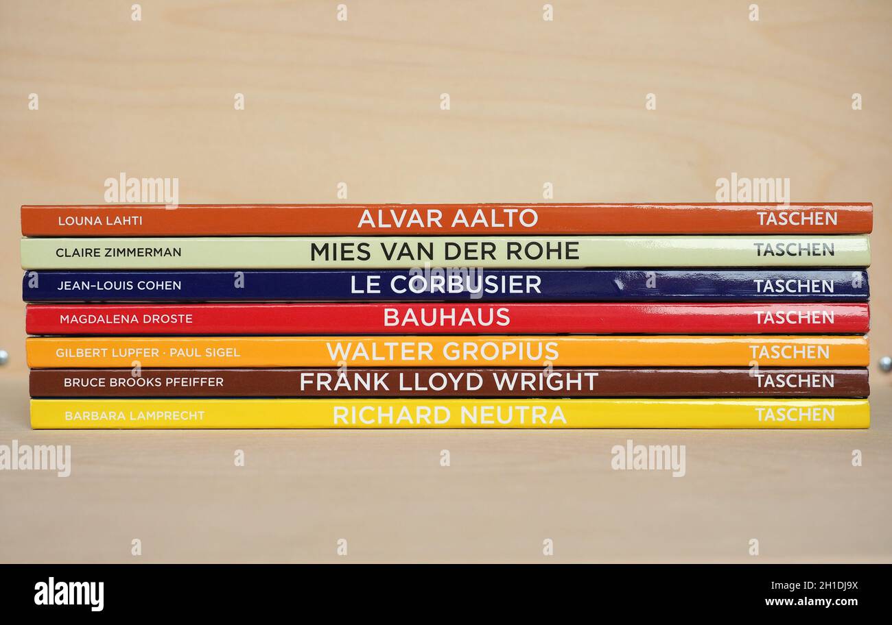 KOELN, GERMANY - CIRCA 2020: Taschen basic architecture series books ...