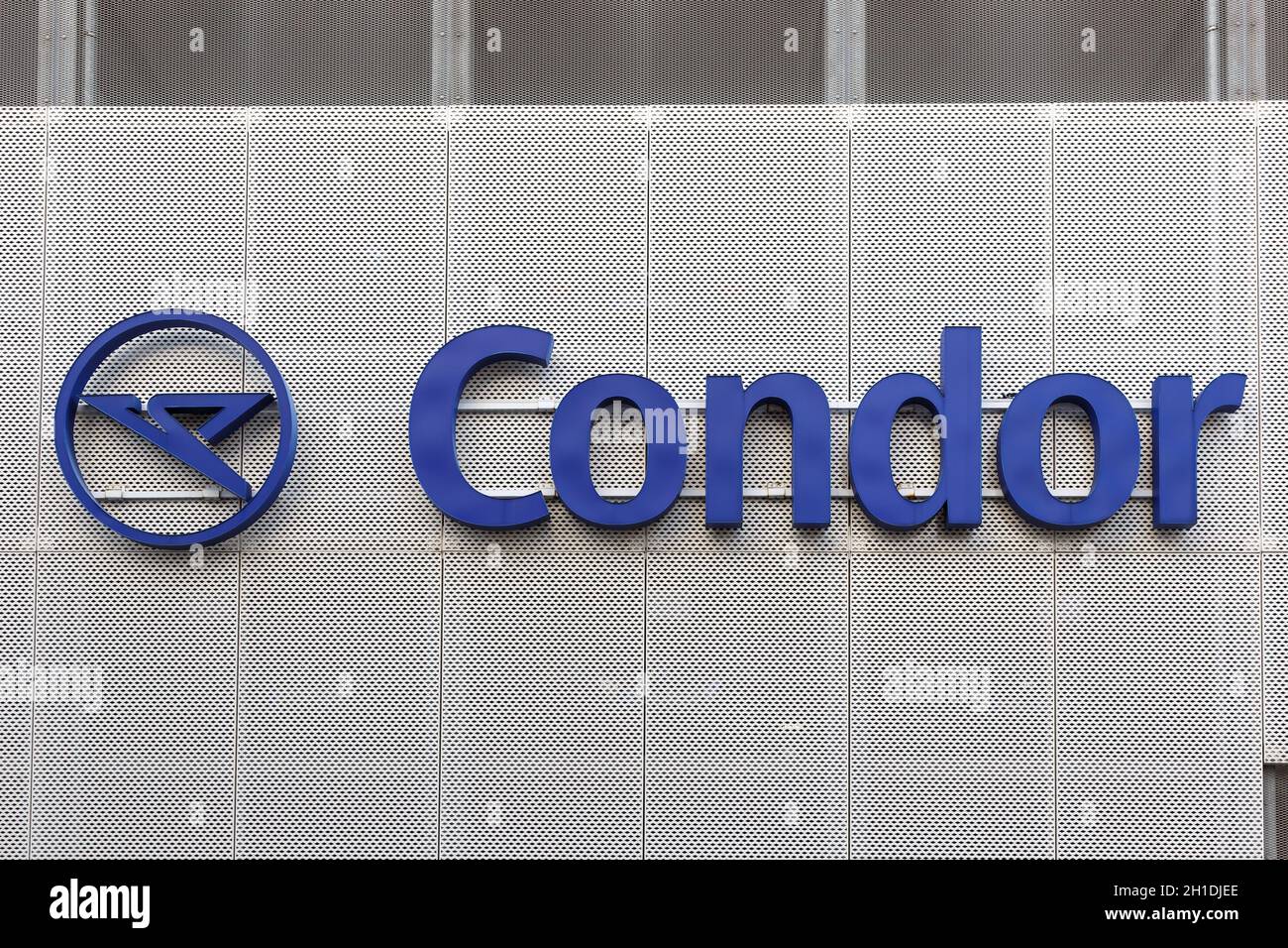 Frankfurt, Germany – April 7, 2020: Condor Logo at headquarters at ...
