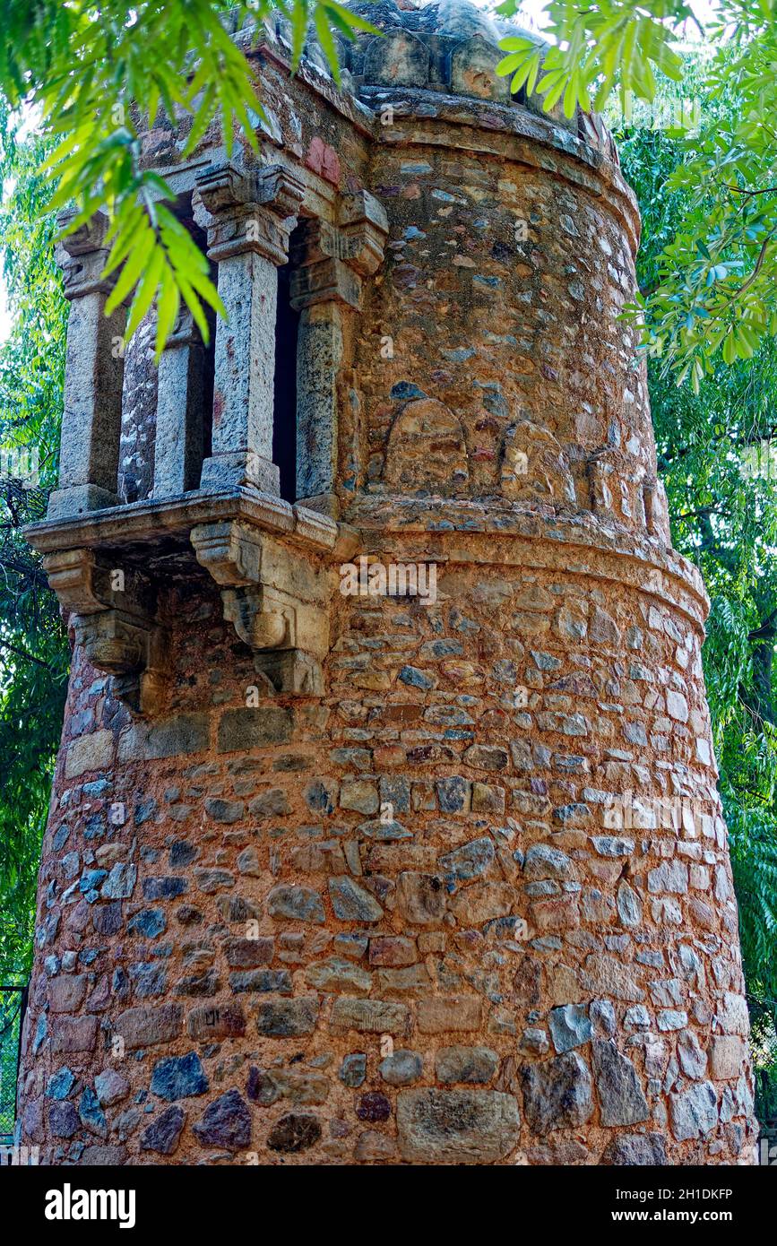 Turret, Lodhi Garden Stock Photo - Alamy