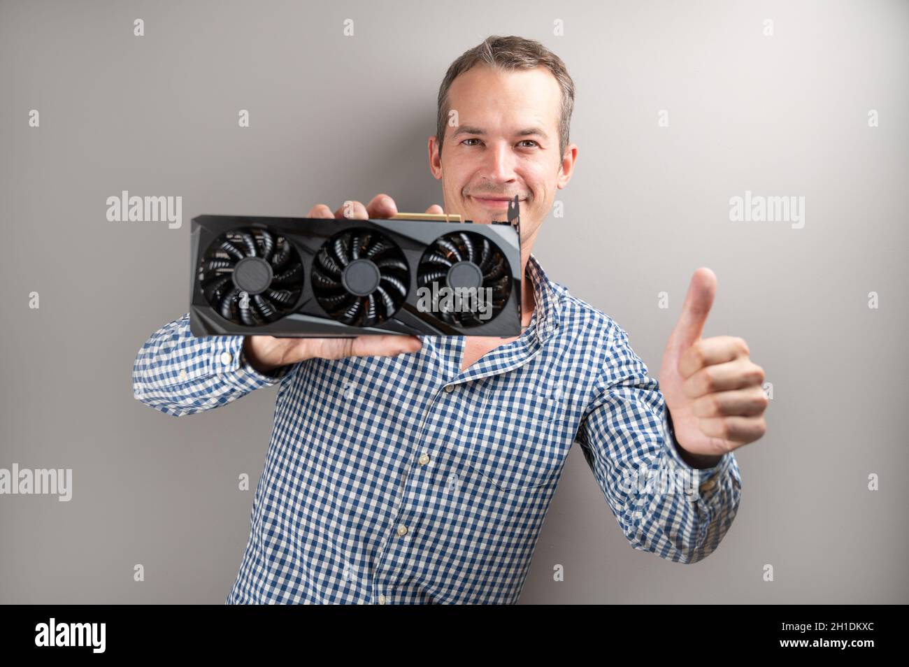 Profitable mining on video cards Stock Photo - Alamy