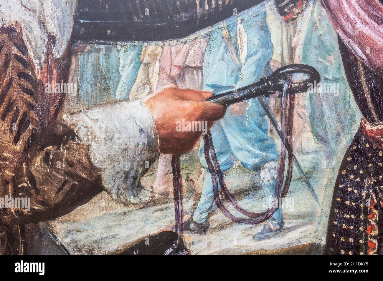 The Surrender of Breda painted by Diego Velazquez, 1635. Detail of ...