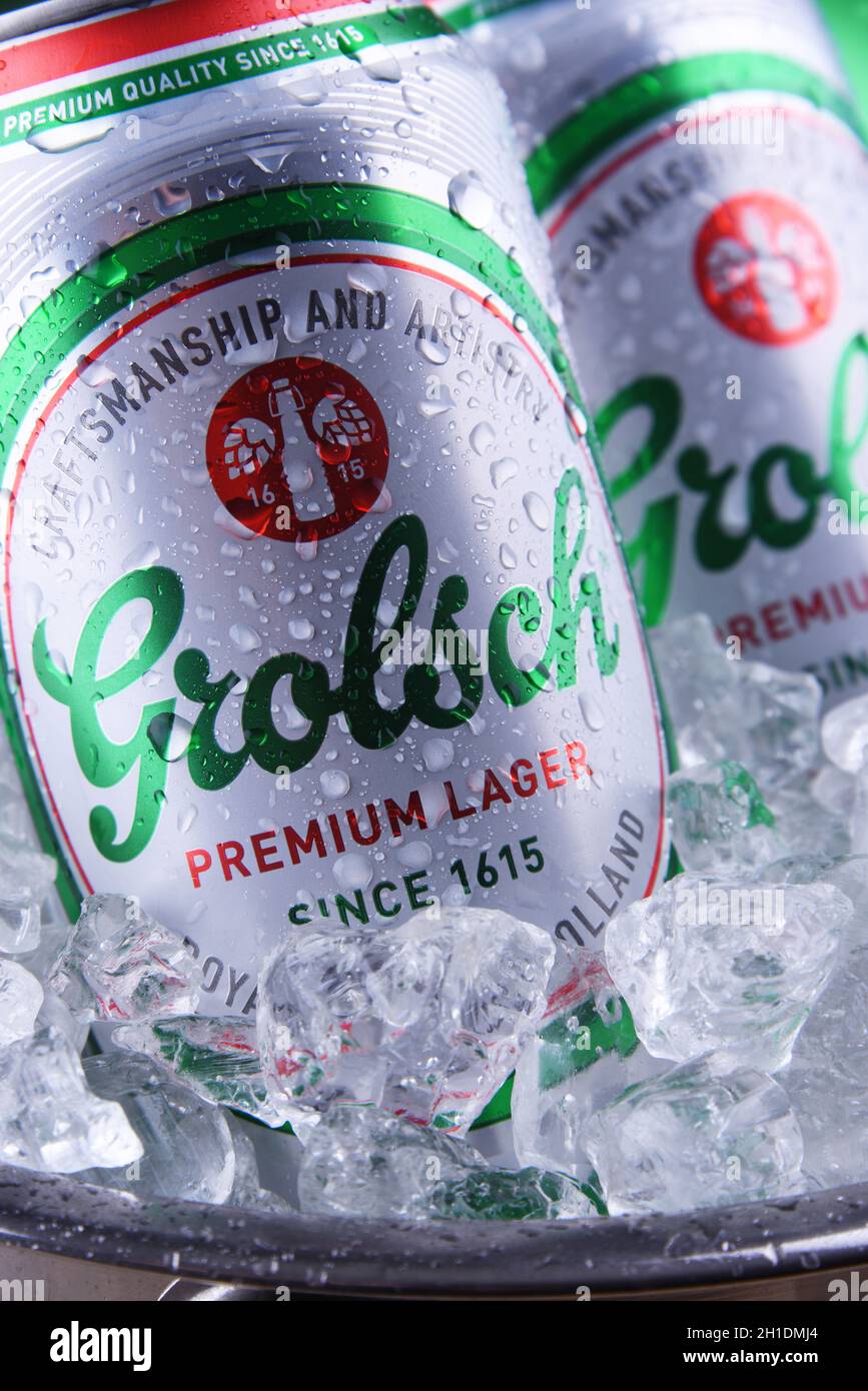 Grolsch premium lager beer can hi-res stock photography and images - Alamy
