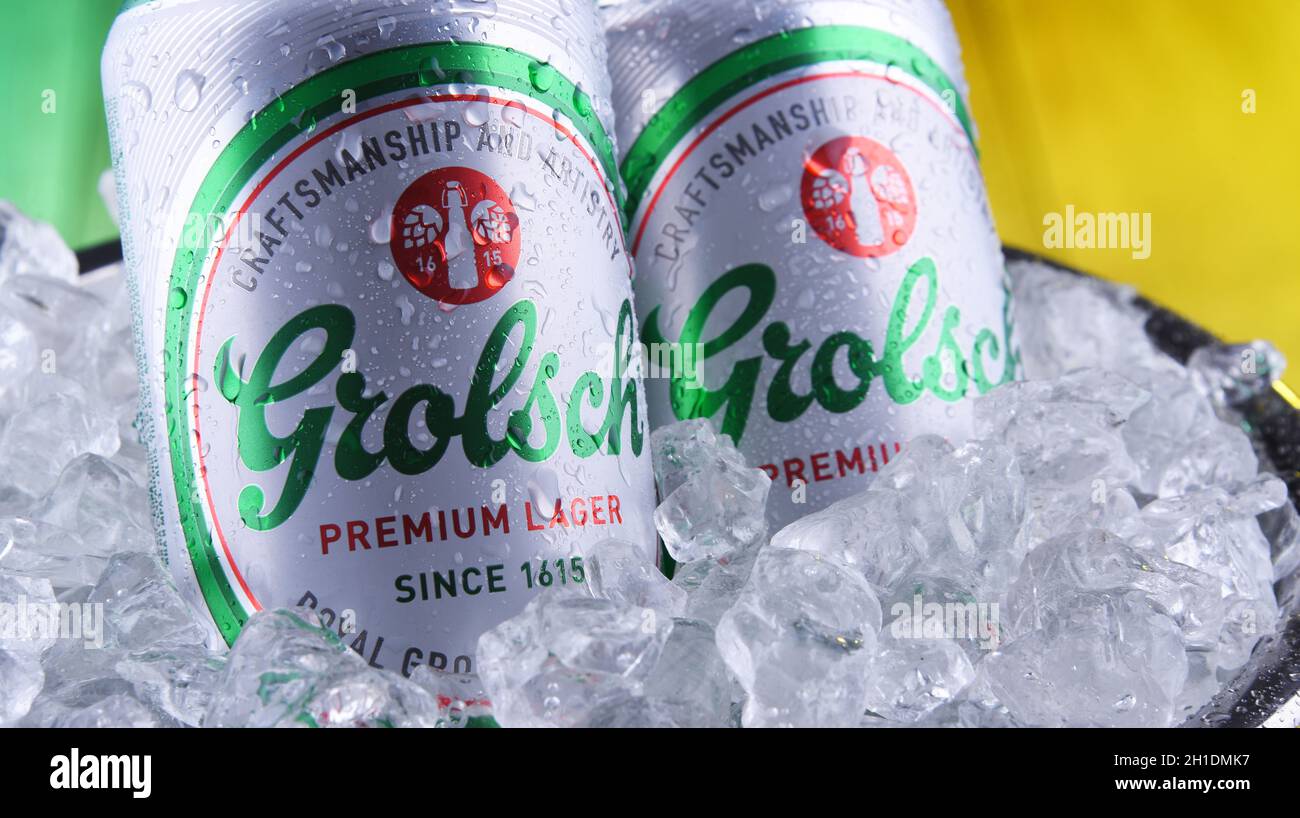 Grolsch premium lager beer can hi-res stock photography and images - Alamy