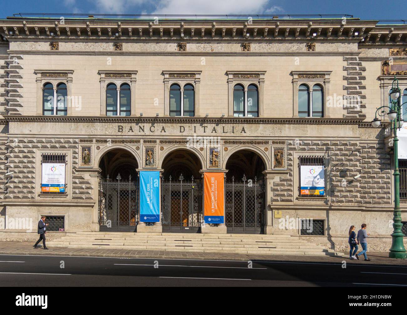 Bank of Italy building in the city of Bergamo, Italy Stock Photo - Alamy