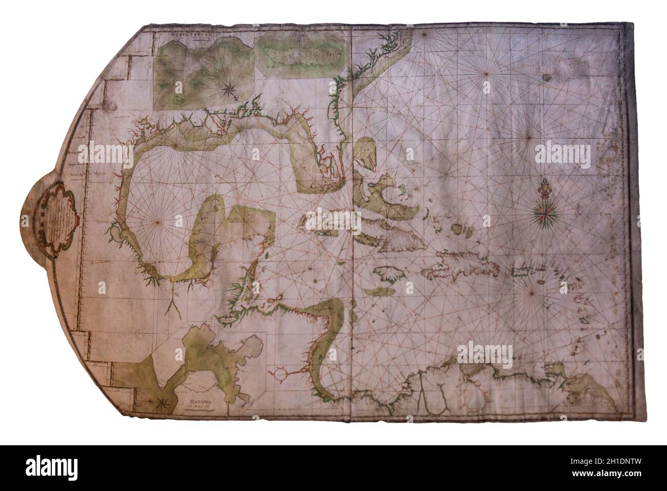 Nautical Chart of the Caribbean Sea and Gulf of Mexico, 1745. By ...