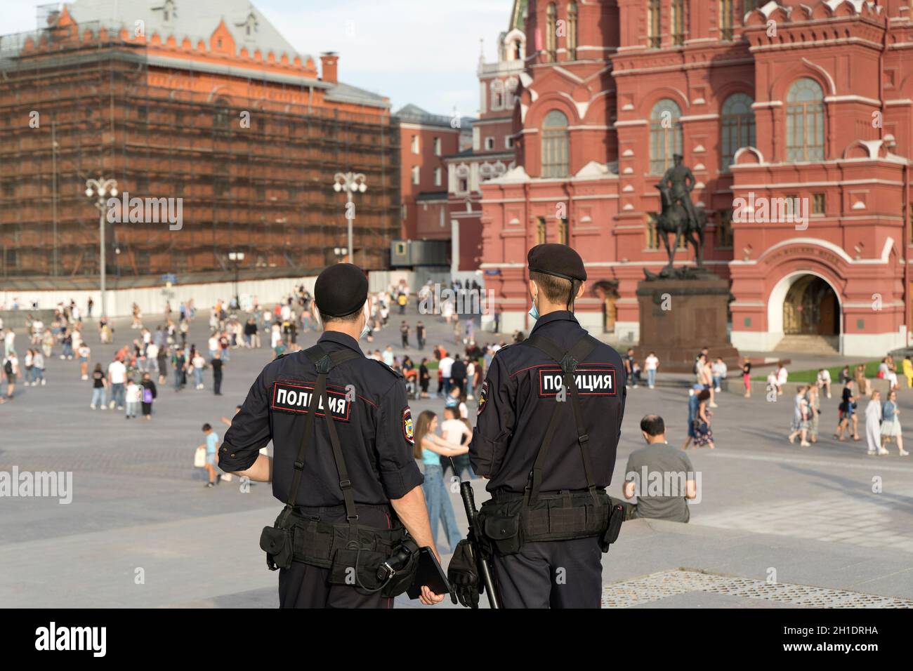 Moscow police car hi-res stock photography and images - Alamy