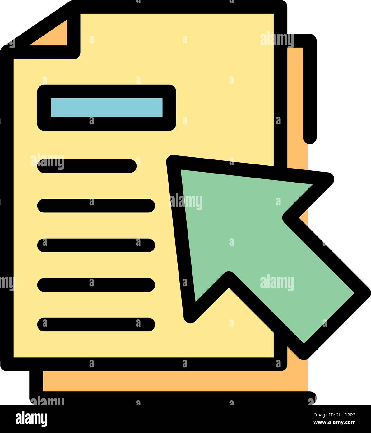 Electronic documents icon. Outline electronic documents vector icon ...
