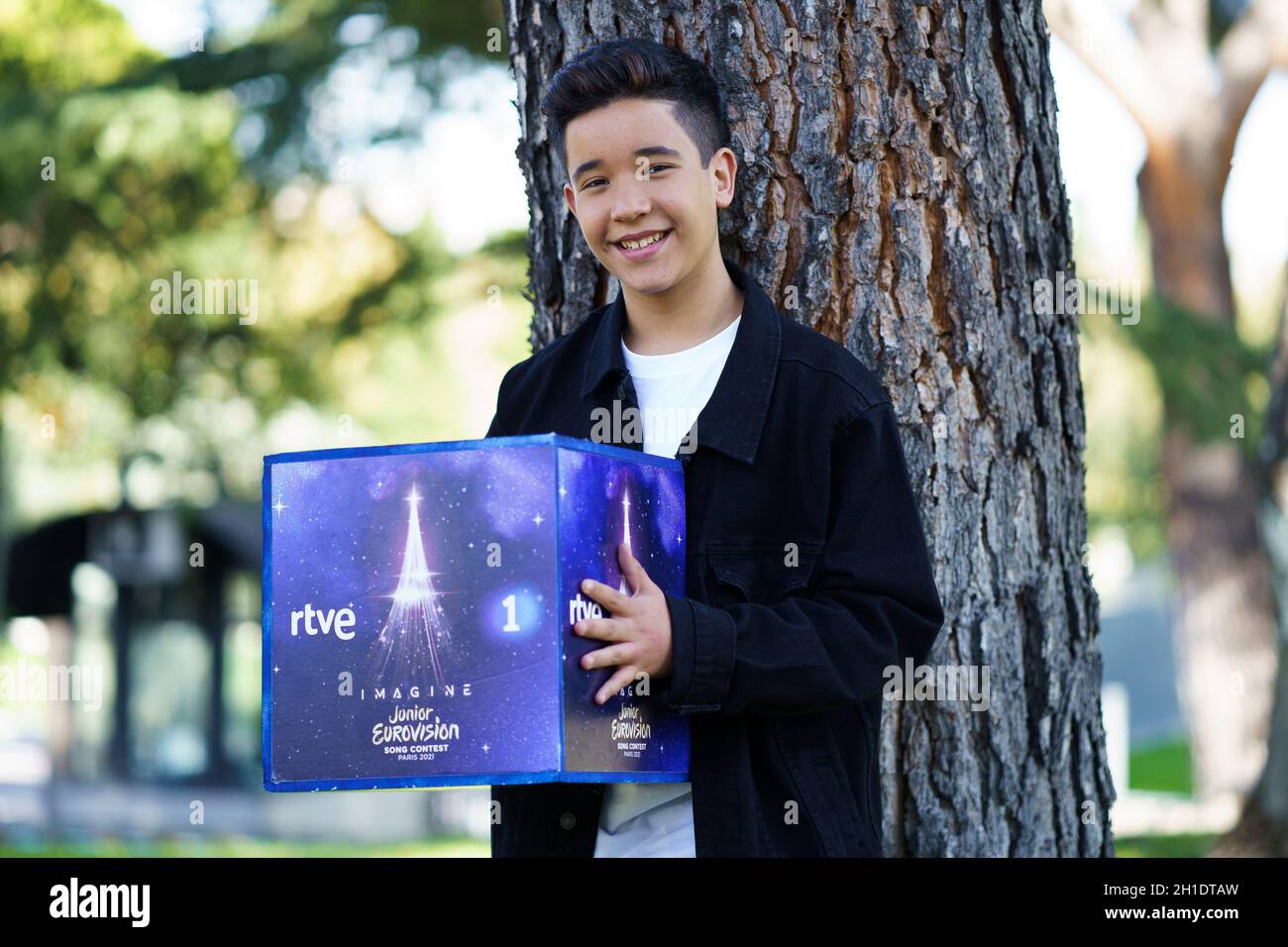 Singer Levi Diaz poses during his presentation of him as representative ...