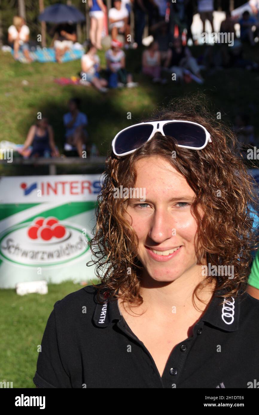 Ramona Straub (SC Langenordnach) bei der Sportlerehrung anlässlich des ...