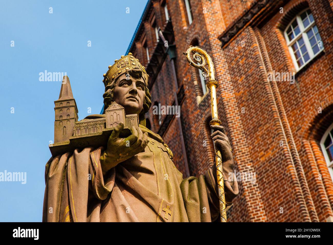 Saint ansgar statue hi-res stock photography and images - Alamy