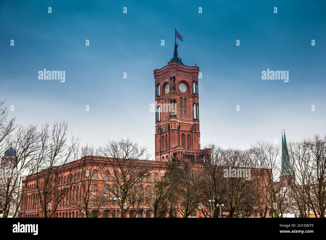 The Rotes Rathaus (Red City Hall) of Berlin Stock Photo - Alamy