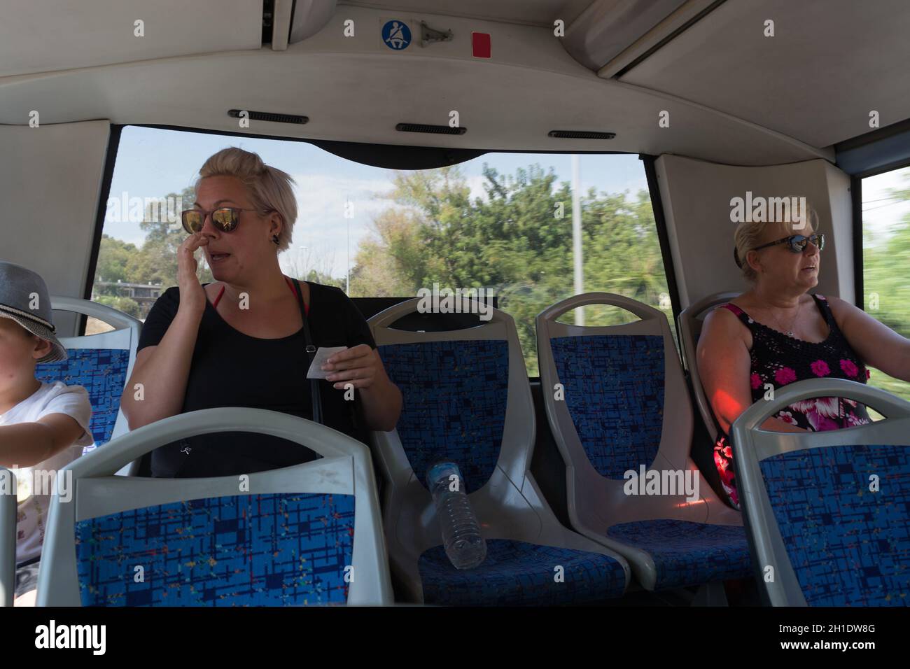 Transport, tourism, road trip and people concept - group of happy ...