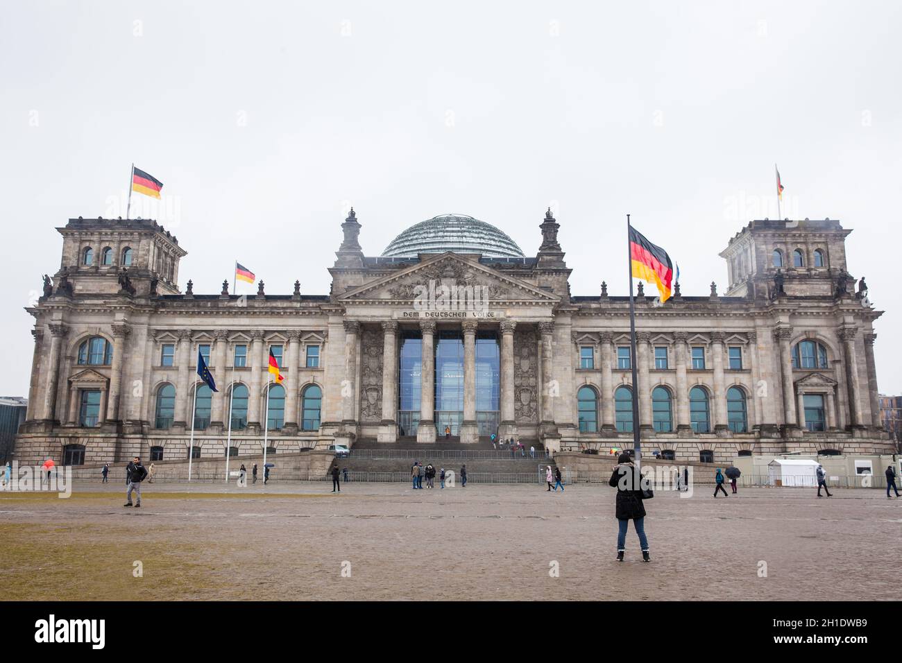 Reichstag palace dome hi-res stock photography and images - Alamy