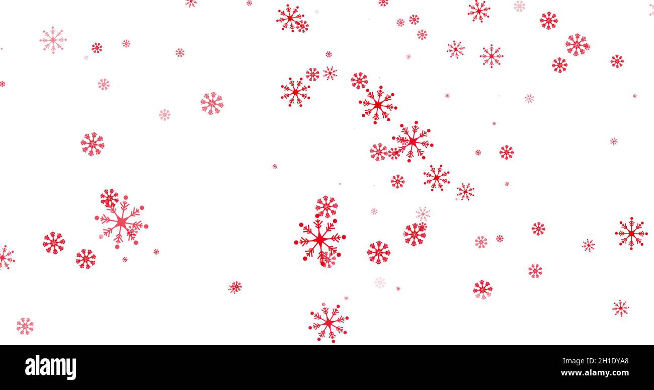Red Snowflake Backgrounds