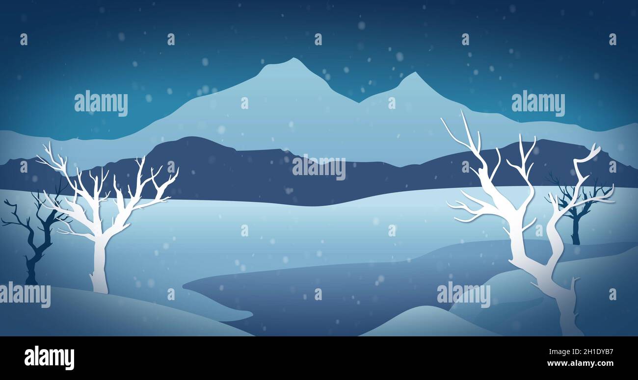 Falling snow loop hi-res stock photography and images - Alamy