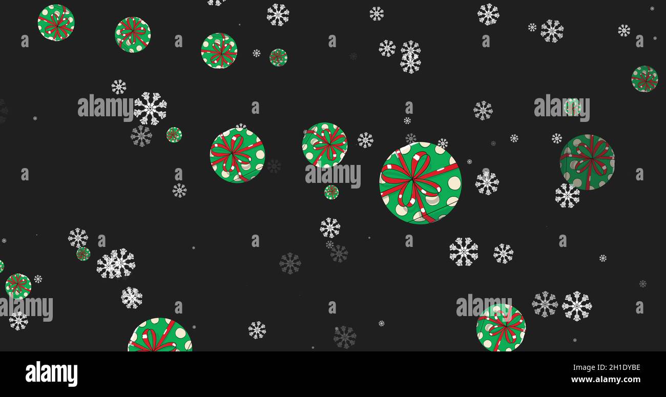 Seamless loop falling snow hi-res stock photography and images - Alamy