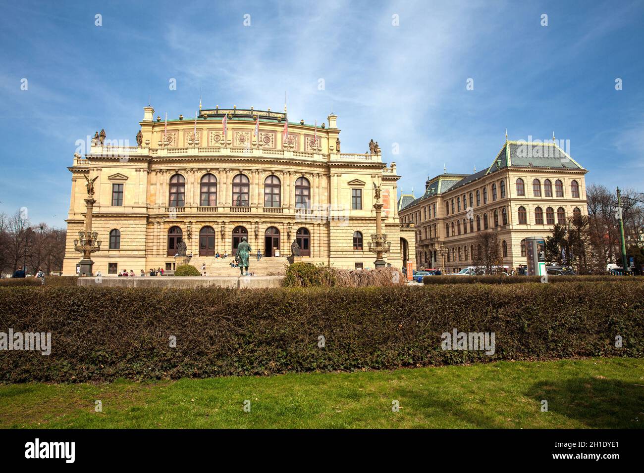 PRAGUE, CZECH REPUBLIC - APRIL, 2018: Rudolfinum a neo-renaissance ...