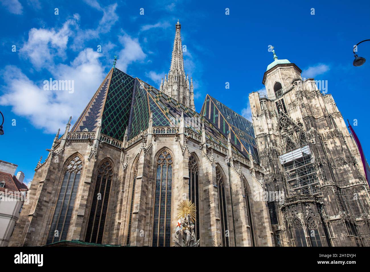 The beautiful antique Saint Stephen Cathedral built on 1160 located at ...