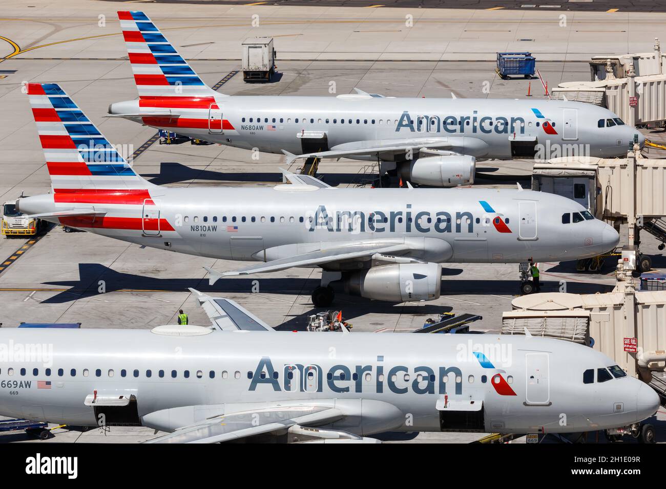 Phoenix, Arizona – April 8, 2019: American Airlines Airbus A320 ...