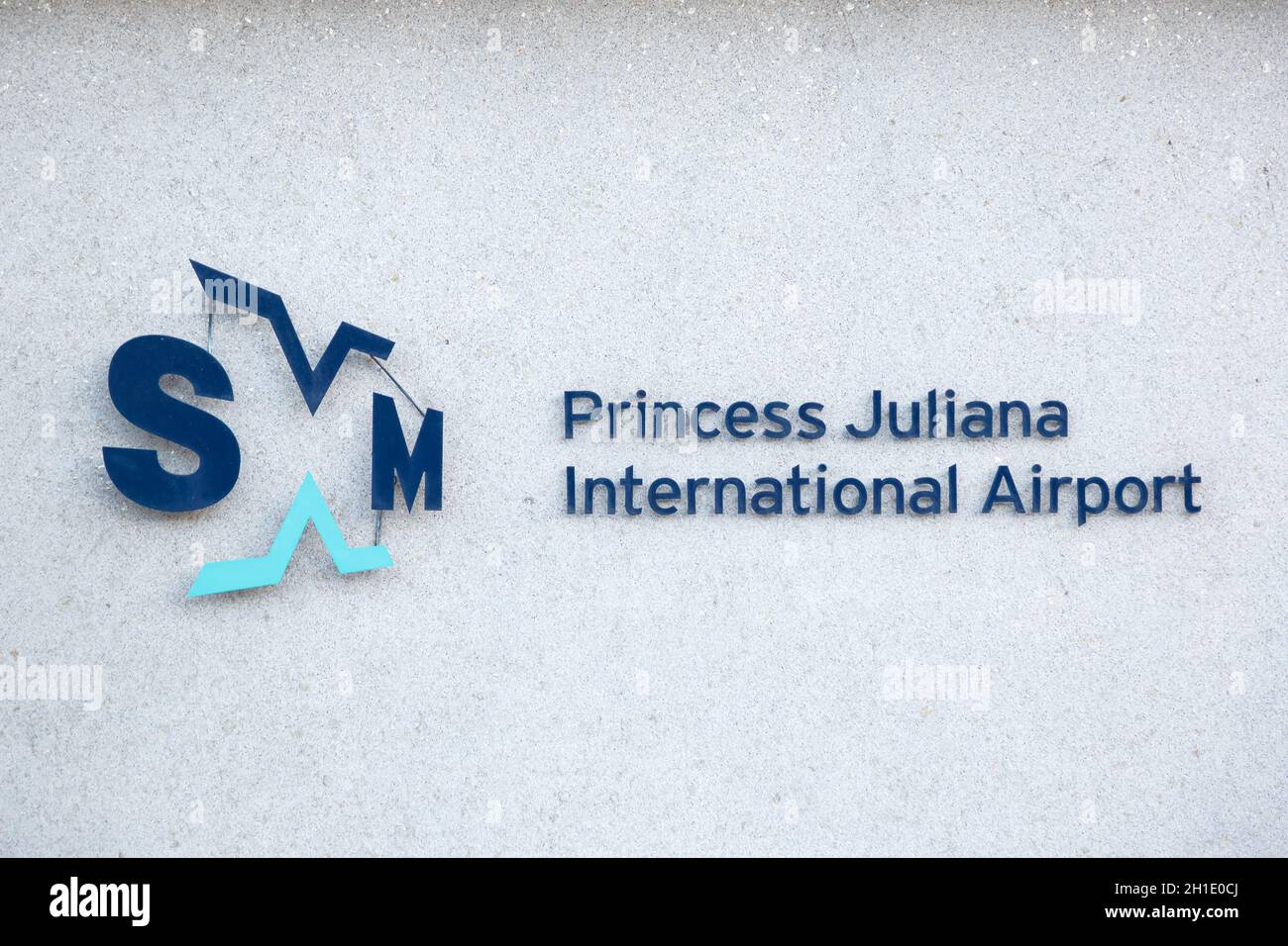 Sint Maarten – September 19, 2016: Sint Maarten St. Martin Airport Logo ...