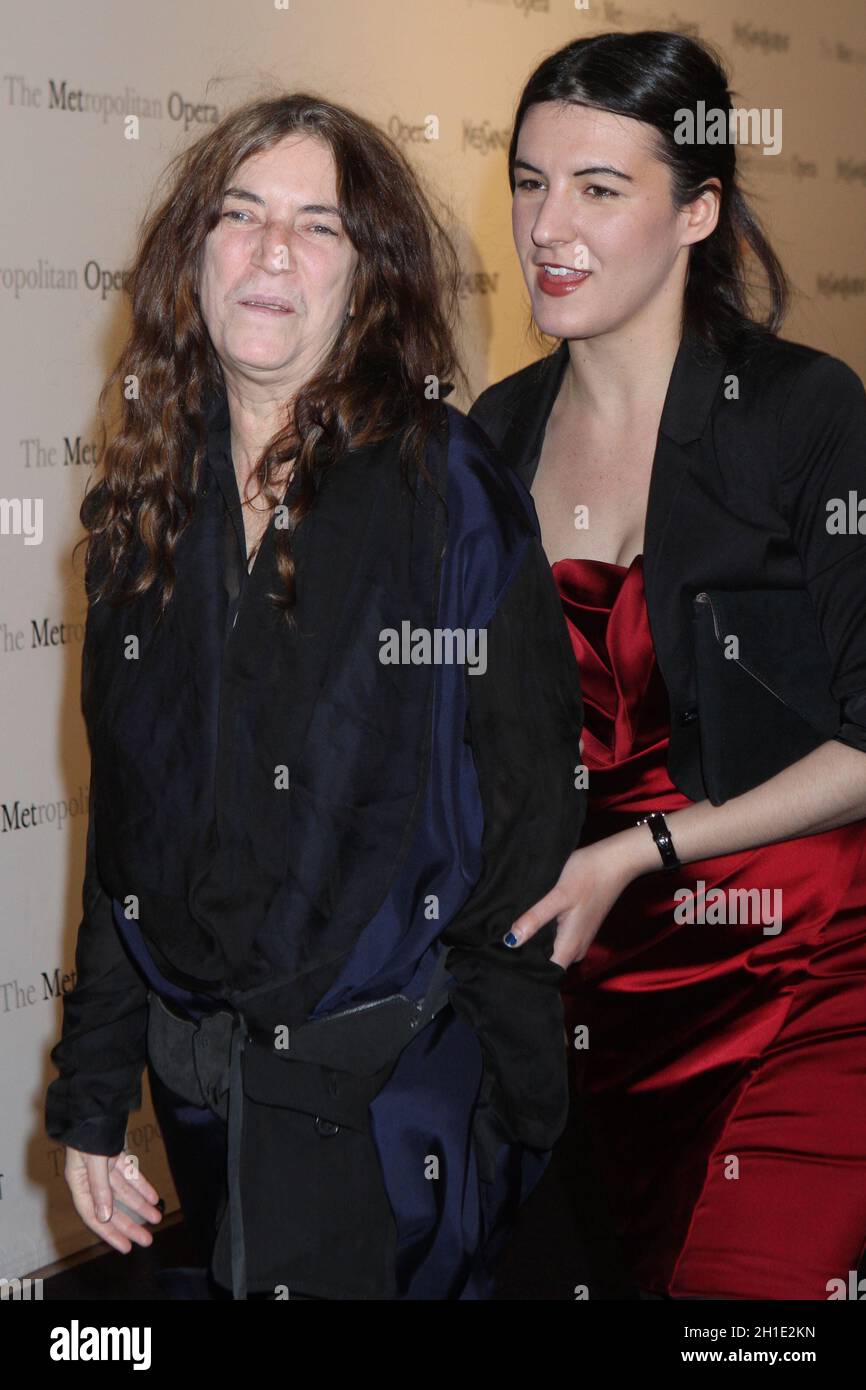 Patti Smith and daughter Jesse Paris Smith attend the Metropolitan ...