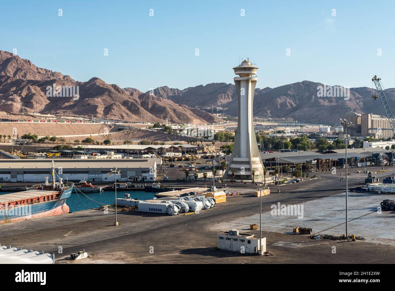 Aqaba, Jordan - November 6, 2017: Middle East Red sea waterfront ...
