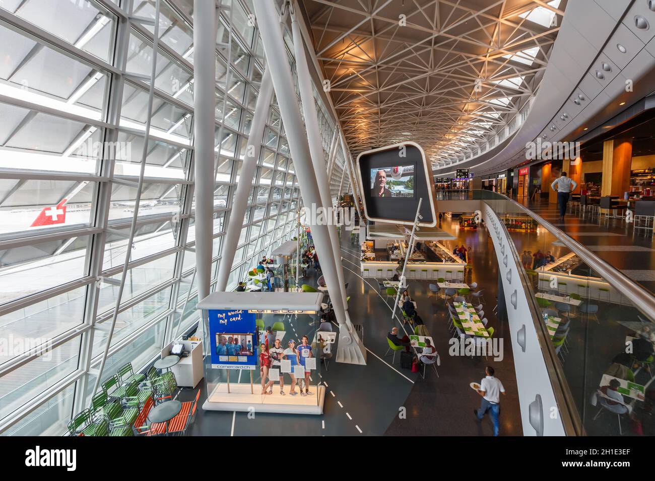 Zurich, Switzerland – February 10, 2020: Airside Center of Zurich ... Zurich, Switzerland – February 10, 2020: Airside Center of Zurich ...