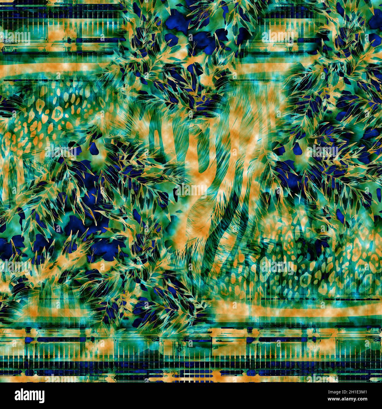 Botanical composition abstract background for amazing fabric background ...