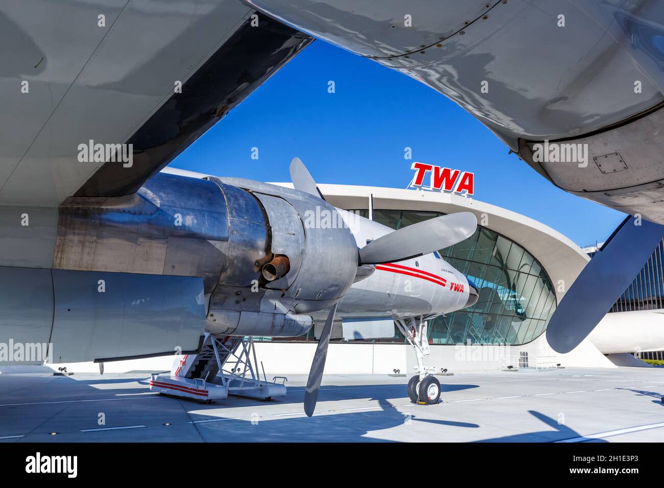 New York City, New York – February 29, 2020: TWA Trans World Airlines ...