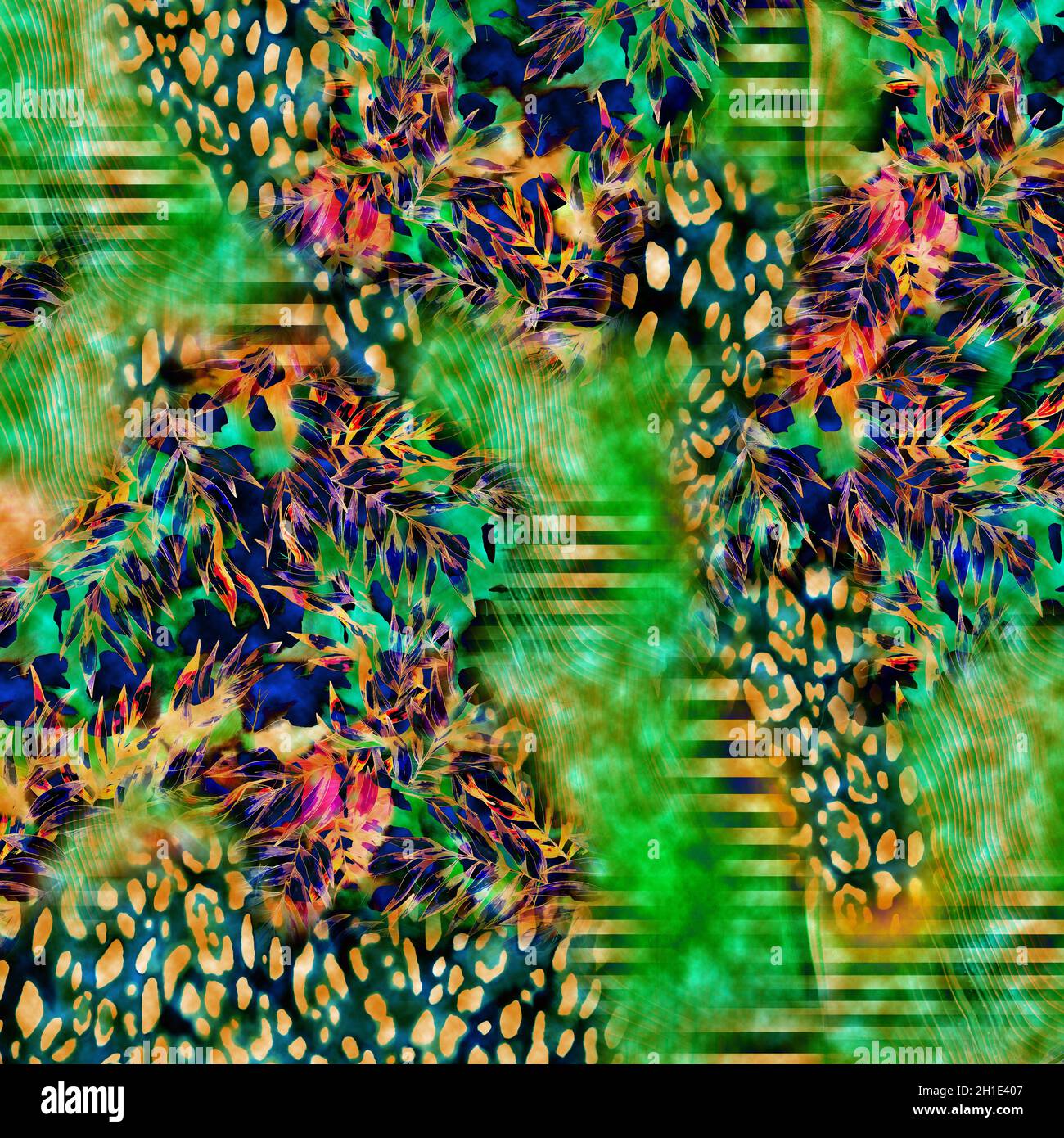 Botanical composition abstract background for amazing fabric background ...