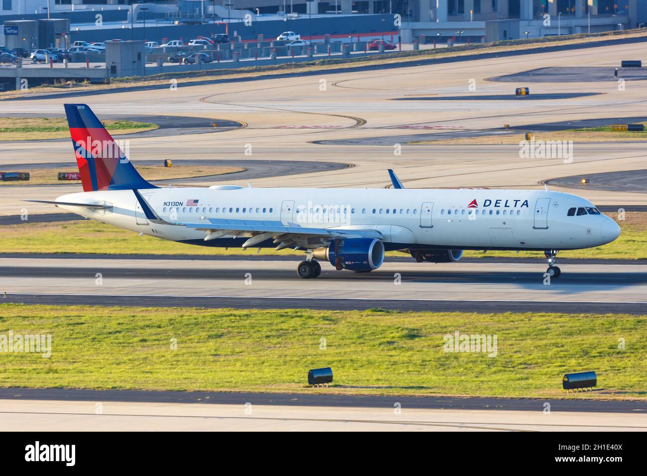 Atlanta, Georgia – April 3, 2019: Delta Air Lines Airbus A321 airplane ...