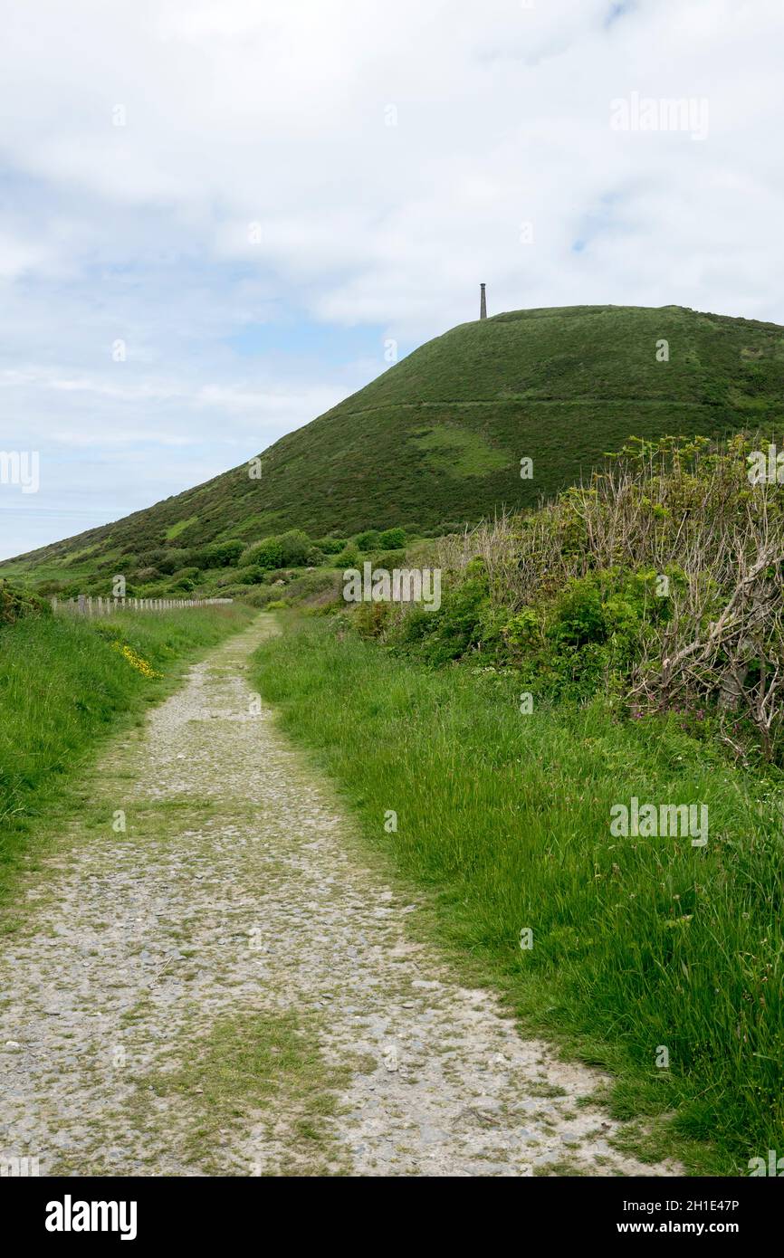 Pen Dinas Iron age hillfort at Penparcau near Aberystwyth Ceredigion ...