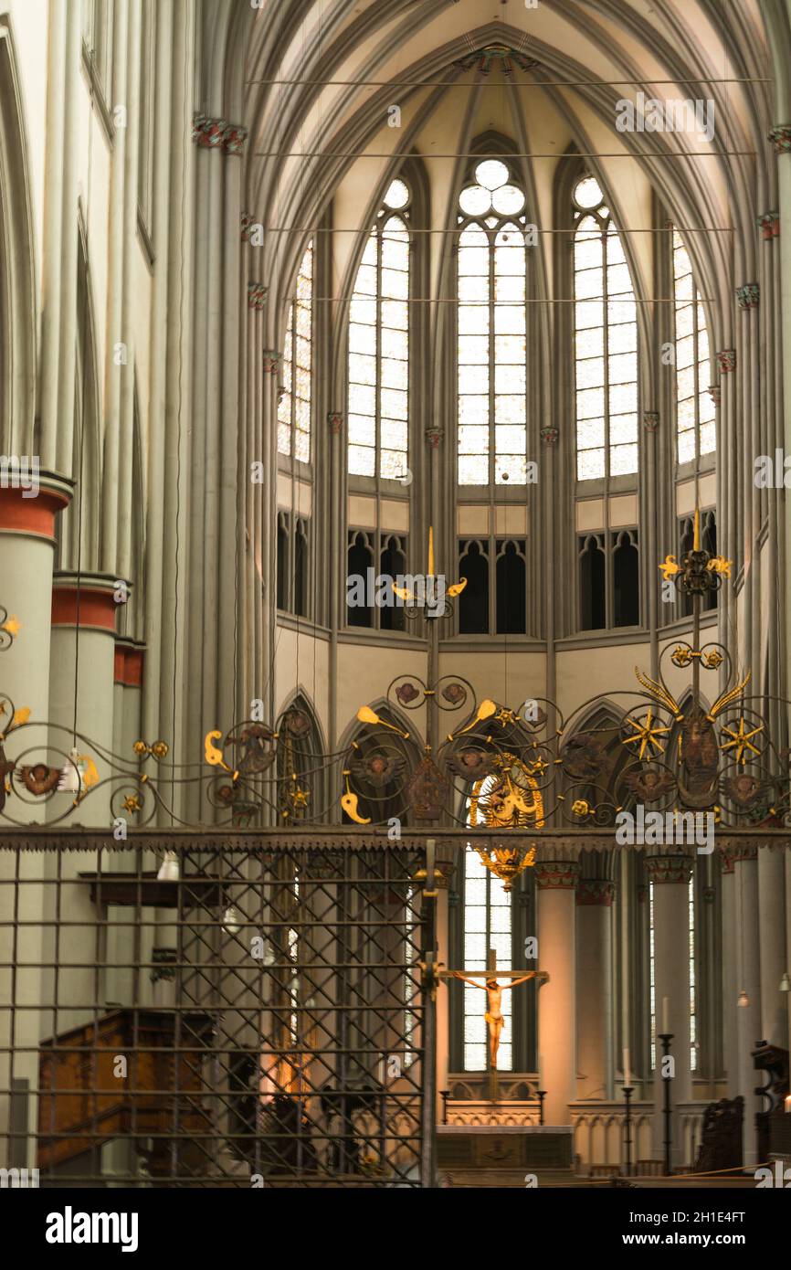 ALTENBERG, NRW, GERMANY - JULY 10; 2017: The Altenberger Dom is also ...