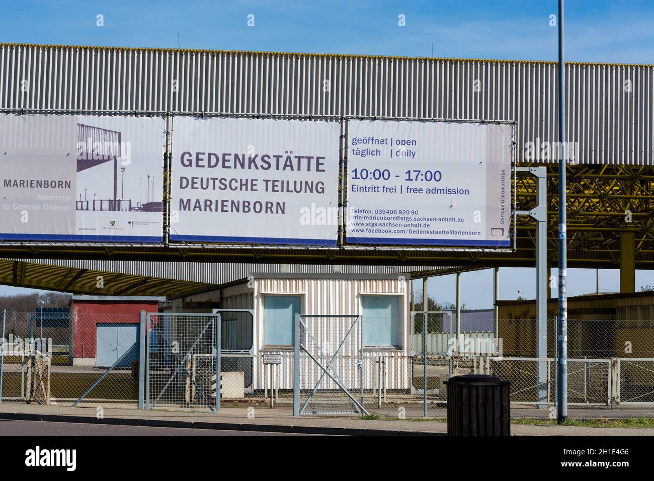 Border checkpoint helmstedt marienborn hi-res stock photography and ...